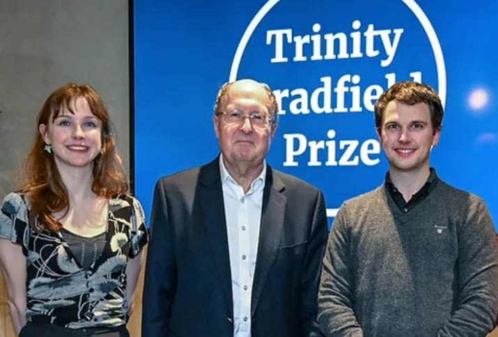 Photonics CDT graduate wins second place in prestigious Trinity Bradfield Prize for her ...